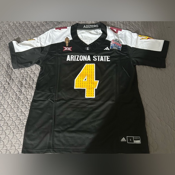 adidas | Shirts | Adidas Arizona State Black And White Jersey | Poshmark